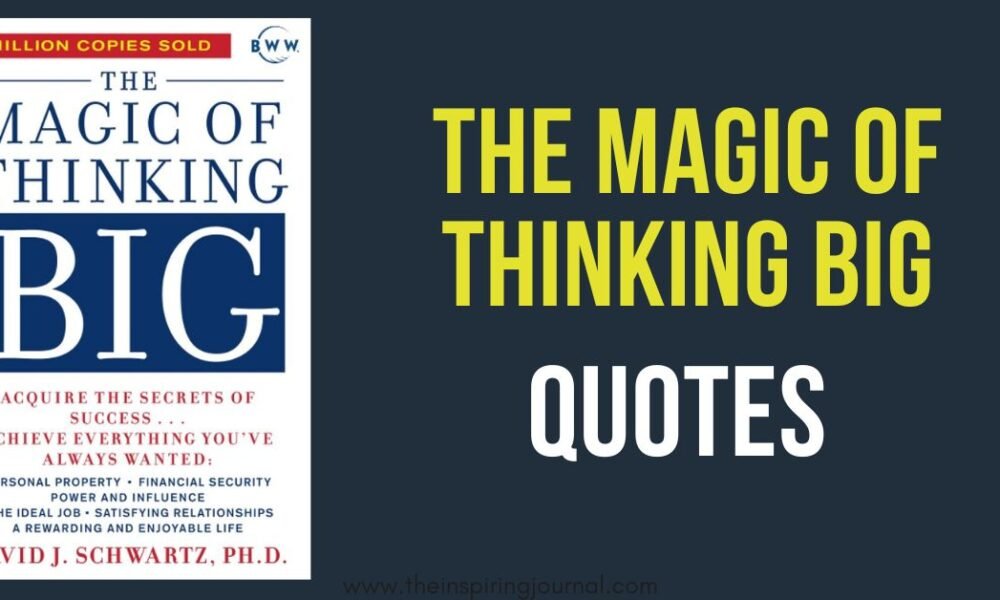 The Magic of Thinking Big: 27 Quotes to Inspire Success | The Inspiring ...