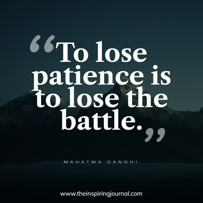 73 Inspirational Quotes about Patience to Empower Your Journey | The ...