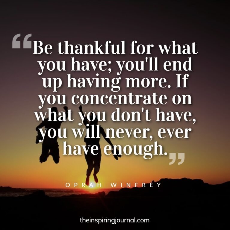 62 Gratitude Quotes to Inspire You to Be Thankful | The Inspiring Journal