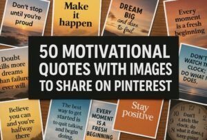 50 Motivational Quotes with Images to Share on Pinterest – Self Help ...